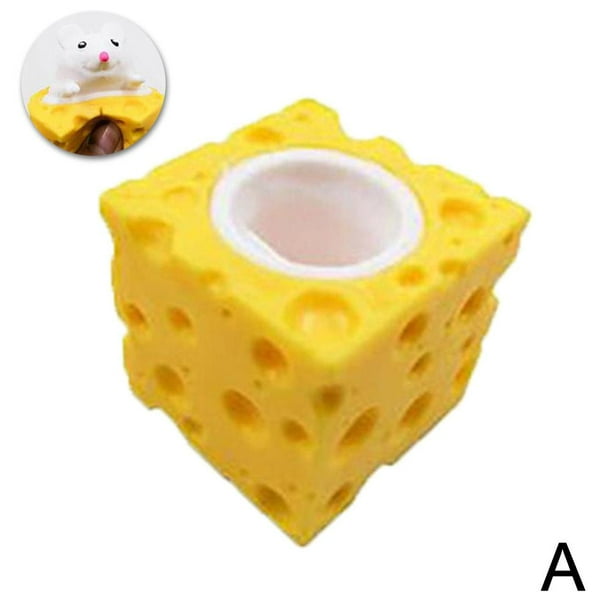 Mouse Cheese Cup Fidgets Sensory Toy - Stress And Anxiety Relief ...