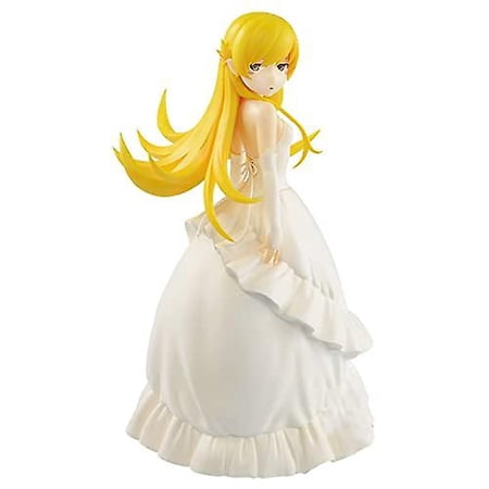 Anime 21cm Monogatari Series Oshino Shinobu White Wedding Dress Cute ...