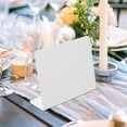 MANLINGDA 10 Acrylic Mini Chalkboard Signs Table Name Stands - Walmart.com