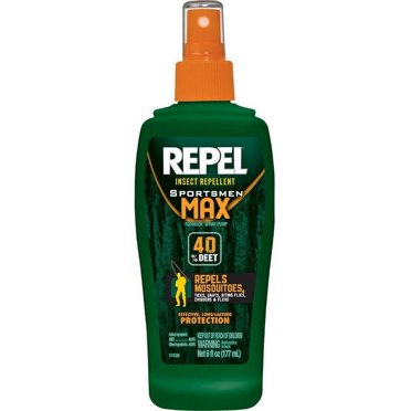 Repel Insect Repellent Sportsmen Max Formula 40% DEET, 2-6.5-oz ...