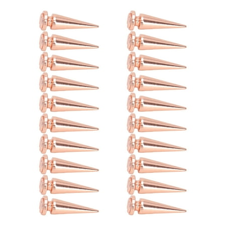 Spike Rivet, Rose Gold Clothing Rivets 20Pcs Pretty Decoration For DIY ...