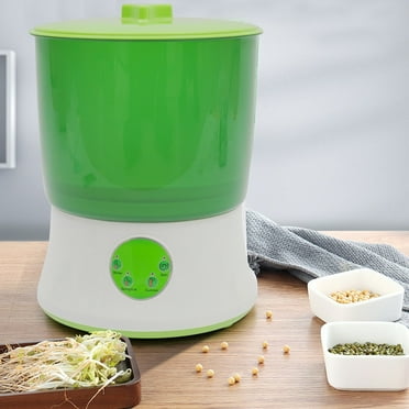 Automatic Bean Sprouts Machine 110V Electric Sprouts Maker Kits 2-Layer ...