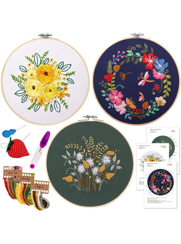 Embroidery Kits in Needlepoint & Embroidery - Walmart.com
