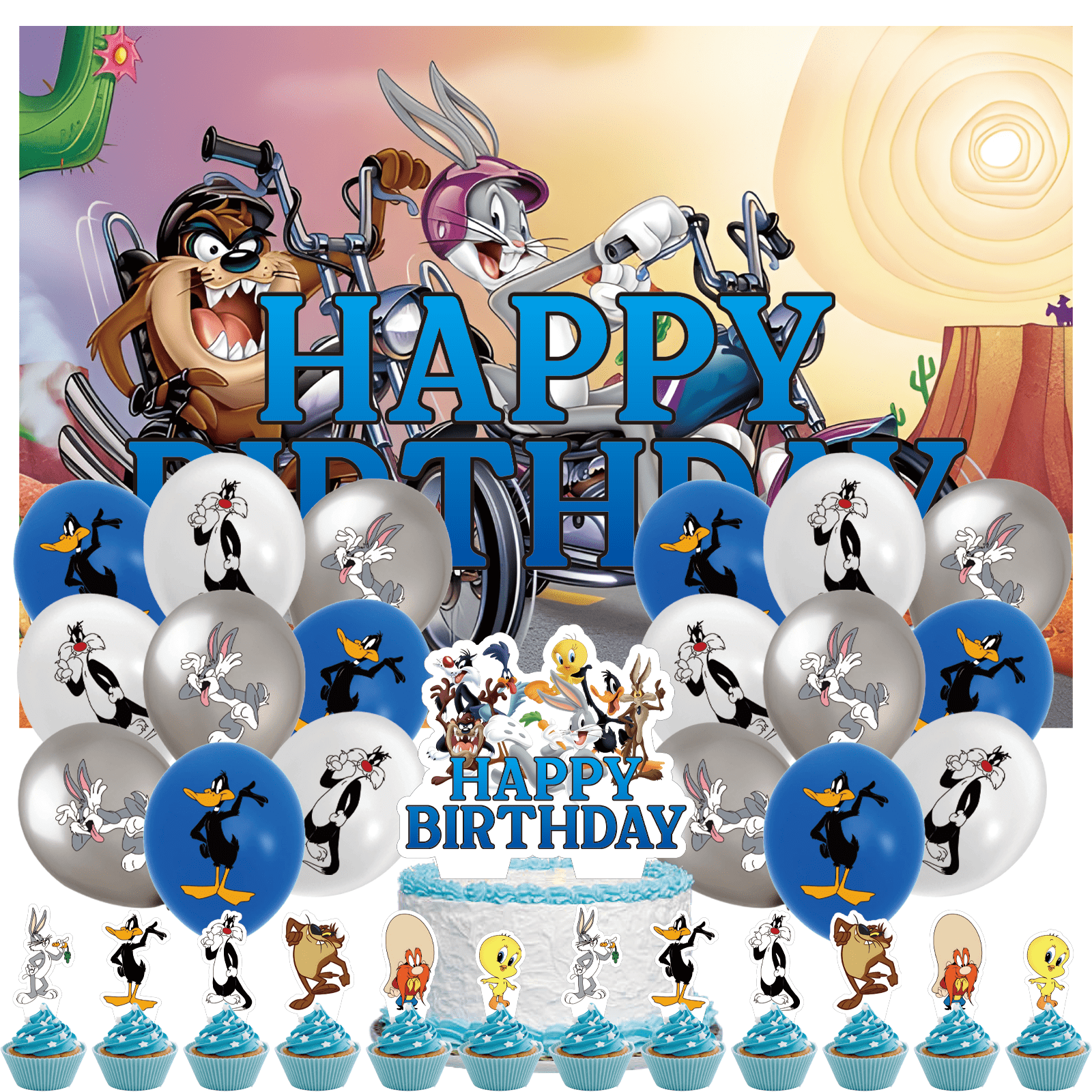 Click here for Balqoifd 32pcs For Looney Theme For Tunes Party De... prices