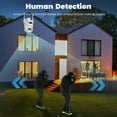 6MP 2K Dual Lens Outdoor Security Camera with Human Detect Auto ...