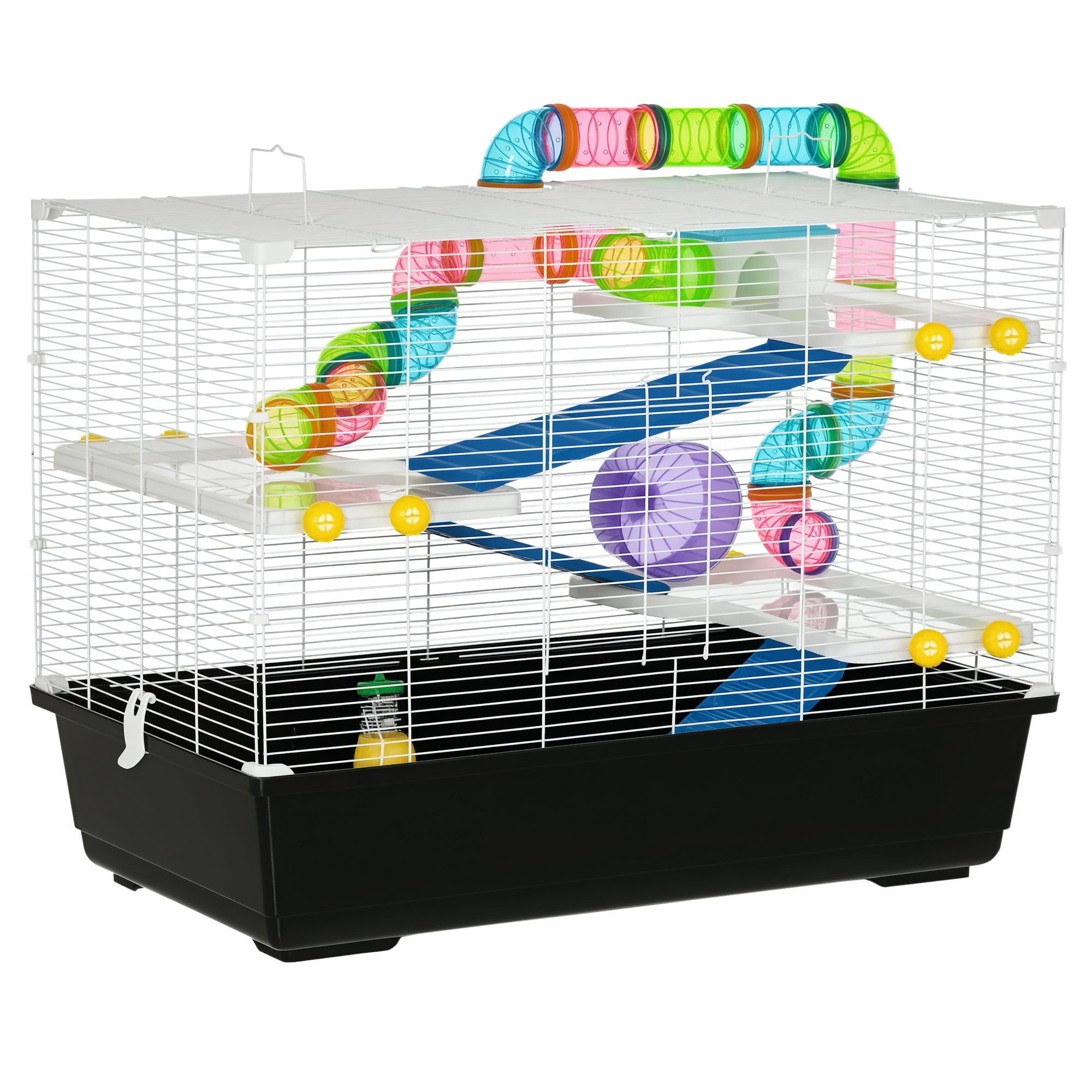 Click here for Pawhut Hamster Cage  Multi-Level Small Animals Cag... prices
