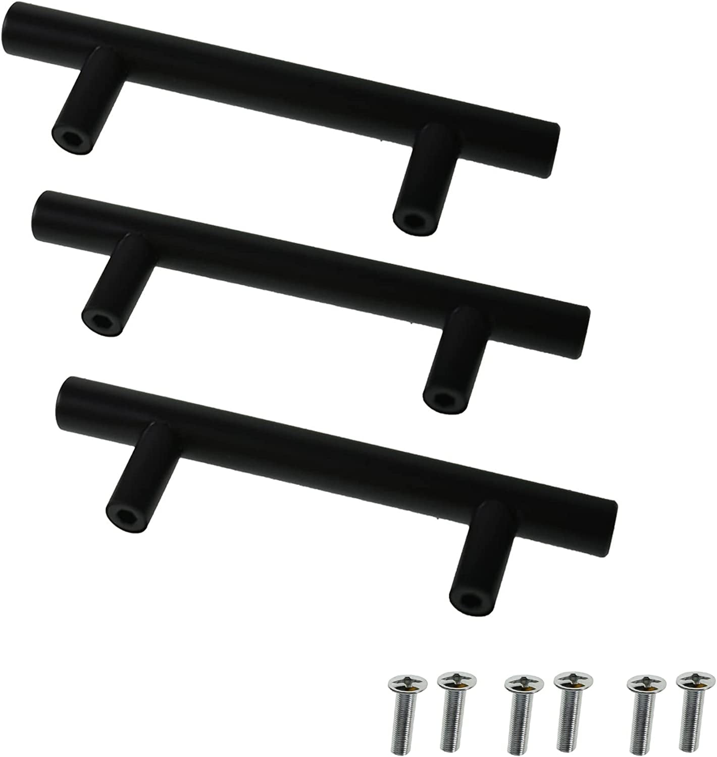 EPOTOOR 50Pcs Drawer Handles Stainless Steel Cabinet Pulls Hollow ...