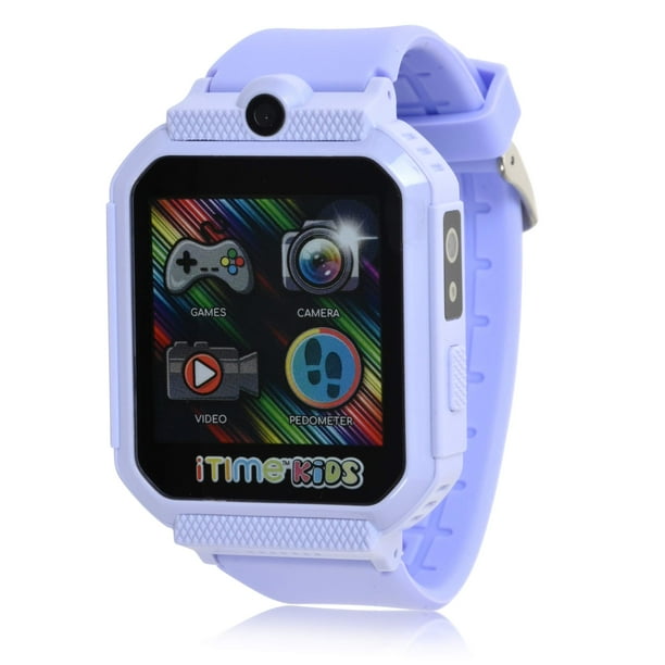 Accutime iTIME Kids Blue Educational Learning Touchscreen Smart Watch ...