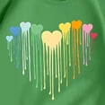 Babcutegg Cute Dripping Hearts Graphic T-Shirt For Girls, Soft Cotton ...