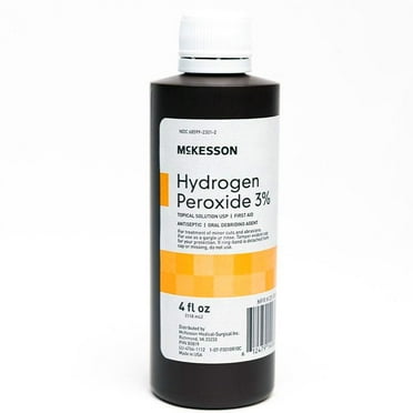 Hydrogen Peroxide 3% Solution, 1 Gallon Bottle, McKesson - Each ...