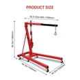 2 Ton(4000lbs) Folding Engine Hoist Cherry Picker,Shop Crane Hoist ...