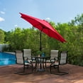 Grand Patio Large Round Market 9Ft Enhanced Aluminum Umbrella with Tilt ...