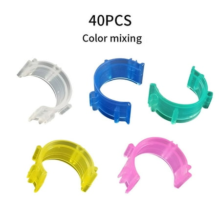 facefd 40Pcs Silicone Elastic Sewing Bobbin Clips Elastic Sewing Bobbin ...