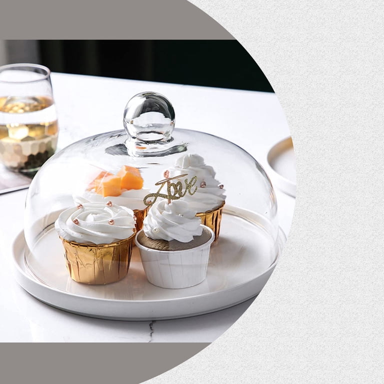 Ceramic Cake Plate With Dome