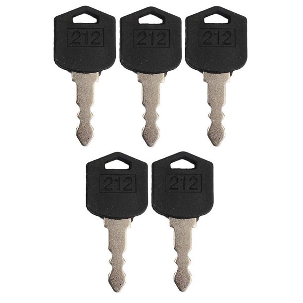 5 Pack Ignition Keys for Doosan Daewoo Forklift D25 D35 G25 G35 Part ...