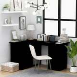 vidaXL Corner Desk Computer Desk Workstation Table Workstation ...