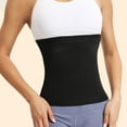 Comfortable Elastic Waist Trimmer Sweat Waist Trainer Belt Body Shaper ...