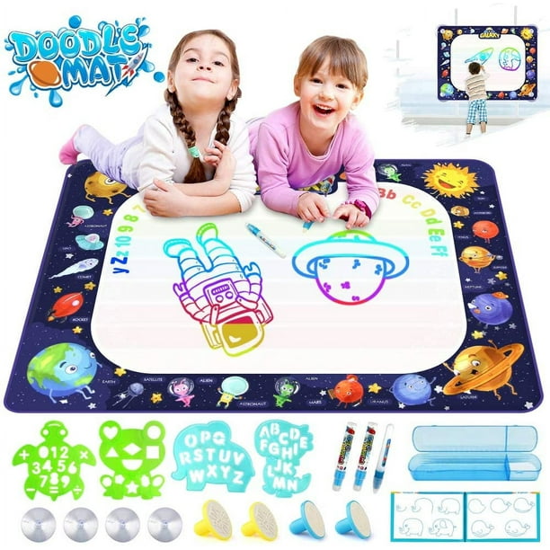 GRM Water Drawing Mat,40x28 inch Large Aqua Doodle Mats for Toddlers 2 ...