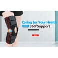 GHORTHOUD Hinged ROM Knee Brace, Adjustable Immobilizer, Stabilizers ...