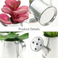 5 Pcs Meaty Fridge Magnets Artificial Plants Fake Bonsai Potted Home ...