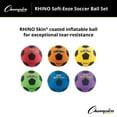 Champion Sports Rhino Softeeze Soccerball Set - Walmart.com