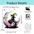 2026 Halloween Gothic Witch Moon Acrylic Stand, Tabletop Centerpiece ...