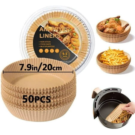 Baking Paper , 20cm XXL Air Fryer Parchment Paper Round, Non-Stick ...
