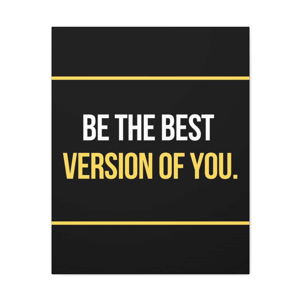 Inspirational Wall Art Be The Best Version Of You Motivation Wall Decor ...
