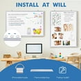 Double Sided White Board Dry Erase, 30 x 20 inch Magnetic Dry Erase ...