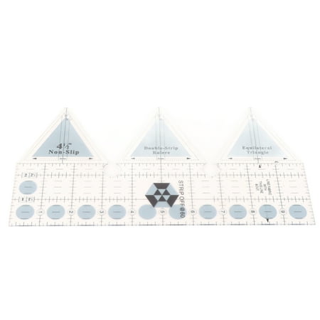 Degree Double Strip Ruler,Ruler Grids 45/60/90 Degree Quilting Rulers ...