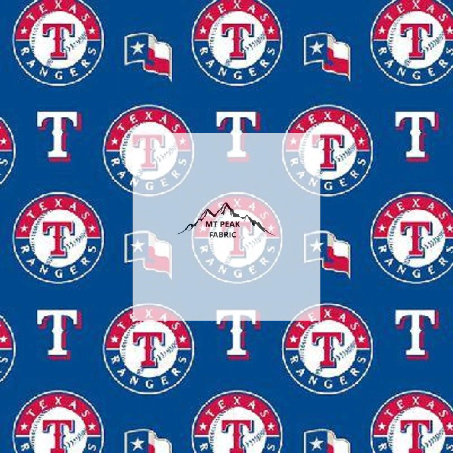 Rangers Cotton Fabric - Walmart.com