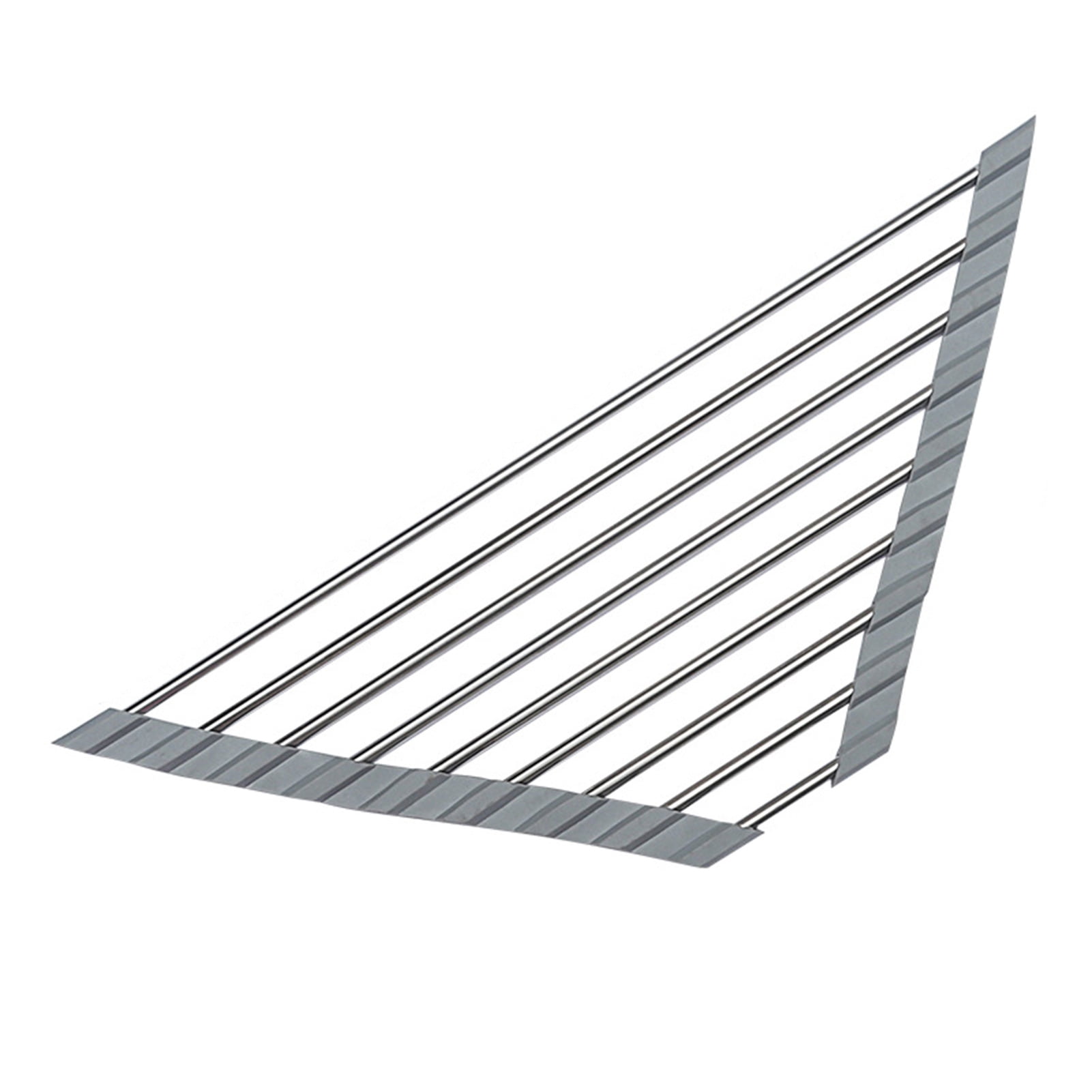 huanledash Drain Rack Reusable Foldable Triangle Anti-rust Stainless ...