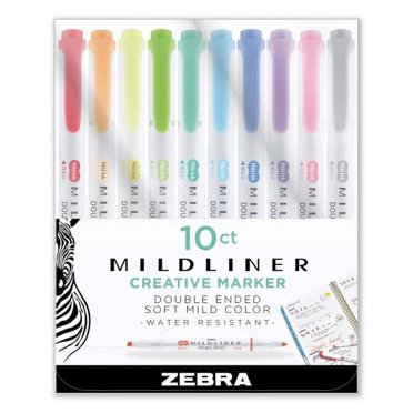 Mildliner Assorted Marker Set, 18 Count, Fine Tip, Color-Coding ...