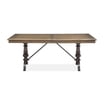 AFD Farmhouse Diamond 48'' Natural Wood Finish Rd Dining Table ...