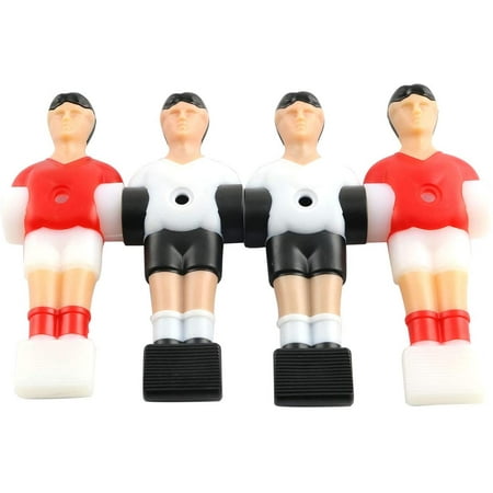 4PCS Red and Black Foosball Men Table Soccer Player Replacement Parts ...