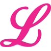 3.25in x 3in Pink Cursive L Monogram Sticker Fancy Vinyl Vehicle ...