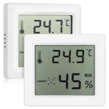 Digital Hygrometer Indoor Humidity Meter Room with Humidity and Monitor ...
