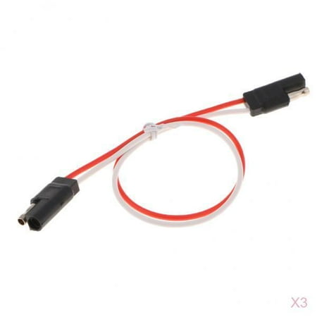 Connect Quick Disconnect Polarized 2 Pin SAE Wire Harness Plug 12V ...