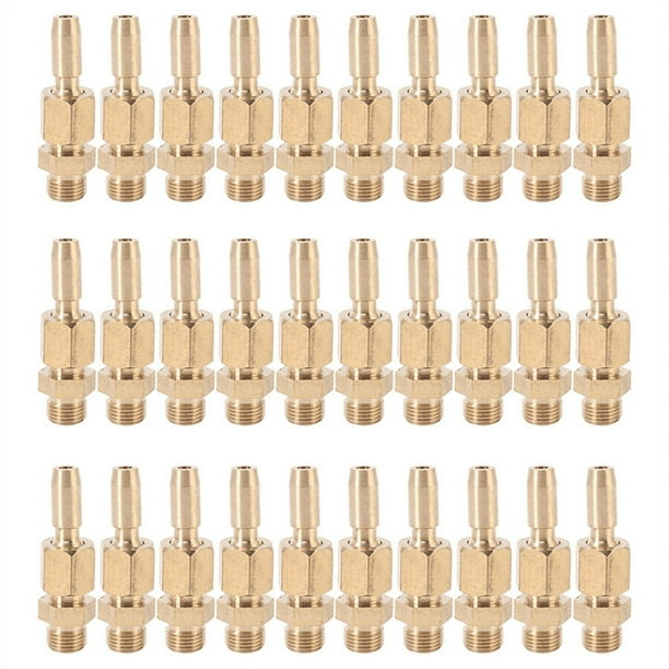 30Pcs 1/8 Inch DN6 Brass Gushing Spray Water Fountain Nozzles Universal ...