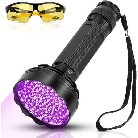 UV Flashlight, Urine Detector UV Lamp, Upgraded 100 LED Flashlight ...