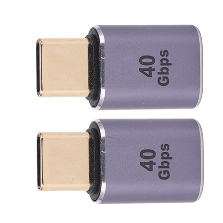 Type C Connector Adapter, USB C Connector Small Alloy Shell Male To ...