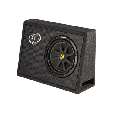 Kicker 43TC104 10-Inch Comp 150W Loaded Subwoofer Enclosure, Thin ...