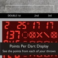 Viper 797 Electronic Soft Tip Dartboard Cabinet Set with Darts for Game ...