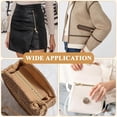 10 Pack PU Leather Crochet Zipper with Holes, 10.62 x 2.17in Multi ...