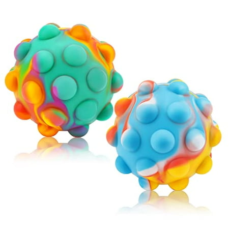 Byersport Pop Stress Balls, PopIt Ball Fidget Squeeze Toy, BPA Free ...