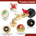 1lb to 20lb, QCC1 Refill Elbow with Gauge and -Off Control Valve 90 ...