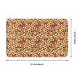 Bathroom Rugs Non Slip Washable - fashion butterfly yellow leopard ...