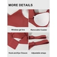 6-Pack Women's Wireless Jelly Bras,Push Up Comfort Soft No Underwire ...