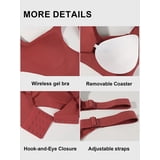 6-Pack Women's Wireless Jelly Bras,Push Up Comfort Soft No Underwire ...