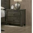 Contemporary Classic 6pc Queen Built-in Bench Bed Dresser Mirror ...